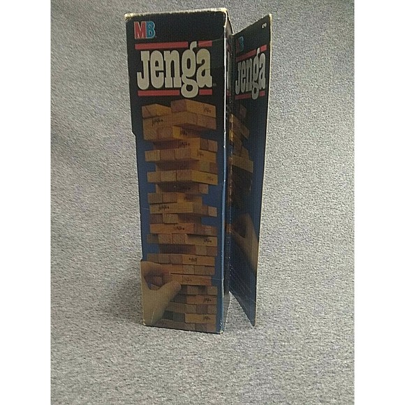 Toys | Vintage Milton Bradley 1986 Original Jenga Game Complete 4793 | Poshmark